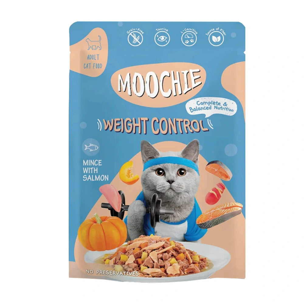 Moochie Gato Weight Control Sabor Salmón | Bodega de la Mascota